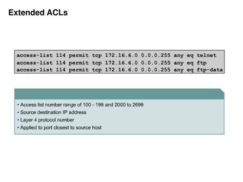 Ppt Ccna 2 V31 Module 11 Access Control Lists Acls Powerpoint