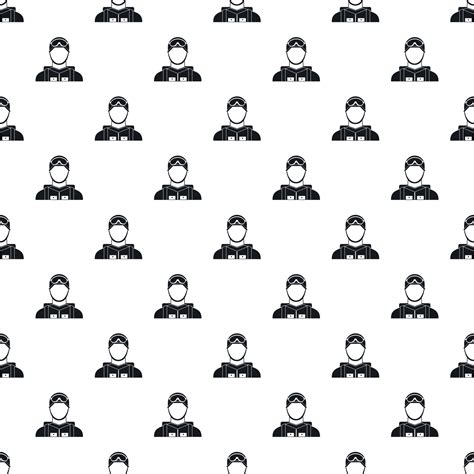 Fighter Pilot Pattern Simple Style 14699848 Vector Art At Vecteezy