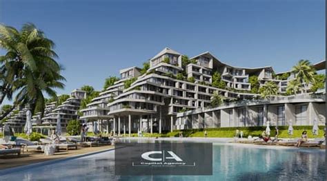 شاليه غرفتين بتراس مميز في اميز لوكيشن في العين السخنه في المونت جلاله