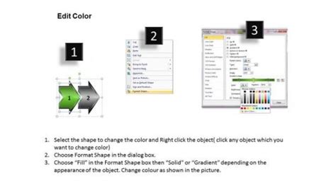 Sequential Arrows In Straight Line 2 Stages Business Process Flow Chart Powerpoint Templates