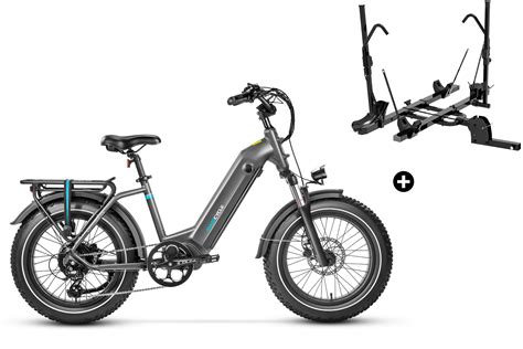 Ocelot Pro Long Range Step Thru Fat Tire Electric Bike Space Gray