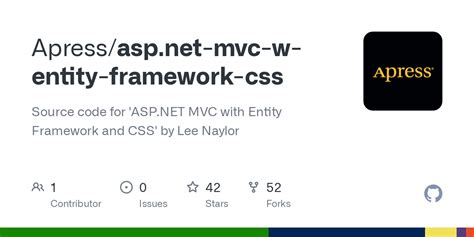 Github Apress Mvc W Entity Framework Css Source Code For
