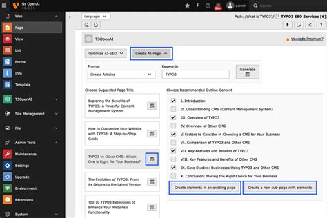 wie baut t3ai auf typo3 core standards auf ui ux und code