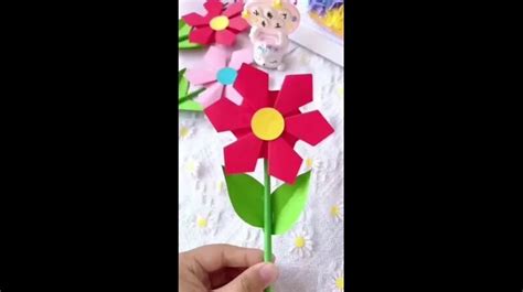 Мастер классы как сделать цветы из цветной бумаги и бумаги для заметок — Видео от Я могу ВСЁ