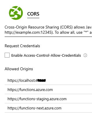 CORS Error Azure Functions With B2C Blazor Stack Overflow