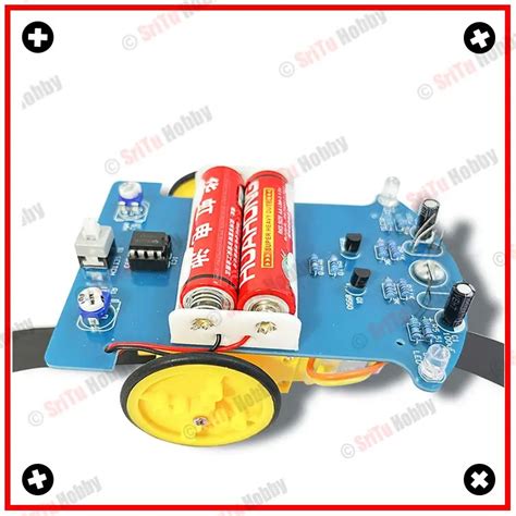 Smart Robot Car Kits Intelligent Tracking Line Car Photosensitive Robot Diy Kit Sritu Hobby