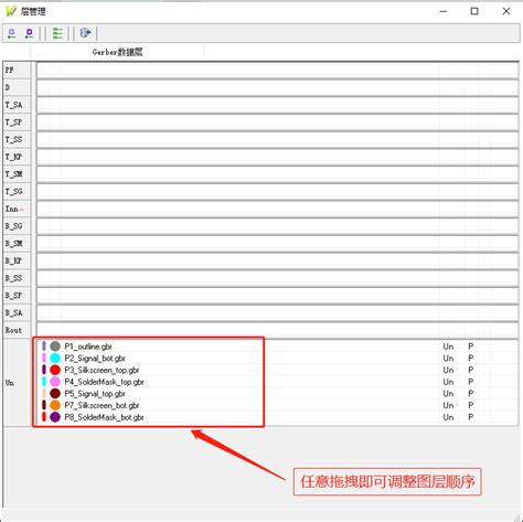Vayo Gerber View 调整图层顺序操作 资料共享