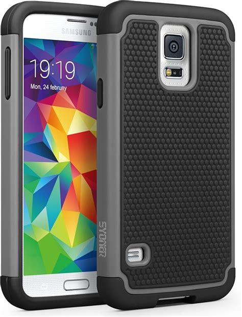 Galaxy S Case Syoner Shockproof Hybrid Rubber Dual Layer Armor Defender Protective Case