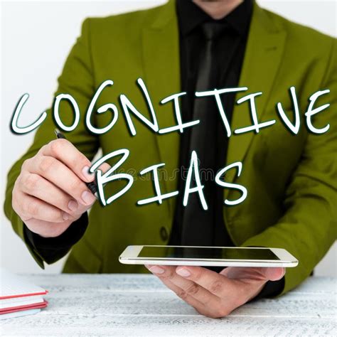 text showing inspiration cognitive bias business showcase psychological treatment for mental