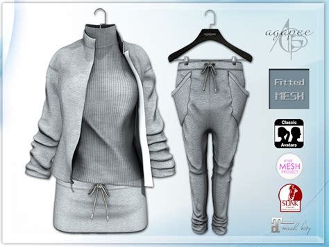Second Life Marketplace Agp Dana Female Set Gray