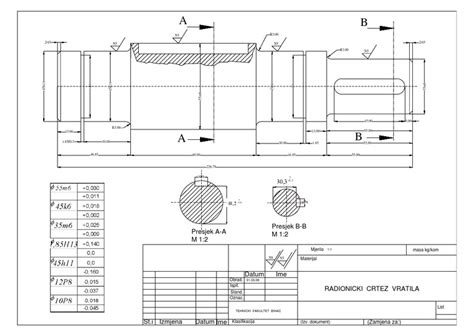 Radionicki Crtez Vratila