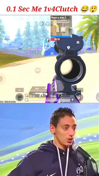 0 1 Sec Me 1v4 Clutch 😂😲 Pubg Bgmi Funny Shorts Youtube