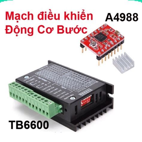 Mạch điều Khiển động Cơ Bước A4988 Tb6600 Shopee Việt Nam