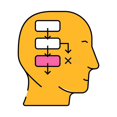Logic Math Science Education Icon Color Illustration Stock Vector