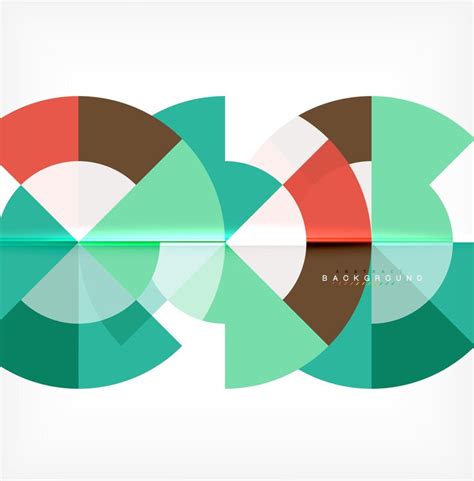 Premium Vector Modern Circle Abstract Background