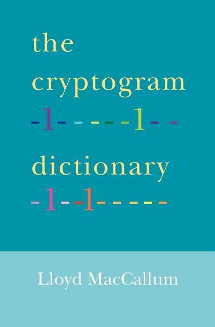 The Cryptogram Dictionary Paperback