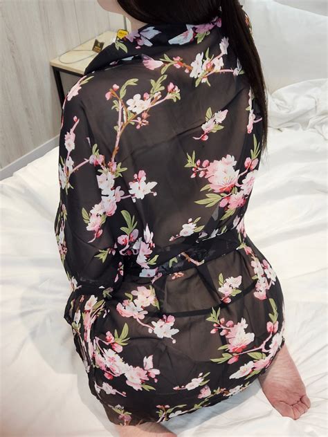 섹시 기모노 코스프레 슬립가운 세트