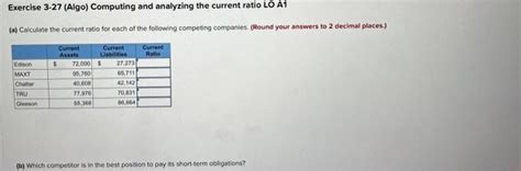Solved Exercise 3 27 Algo Computing And Analyzing The Chegg Com