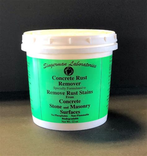 Singerman Laboratories Rust Remover For Concrete Free Shipping