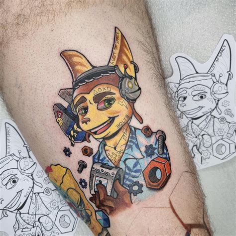 Ratchet And Clank Tattoo At Terry Hanson Blog