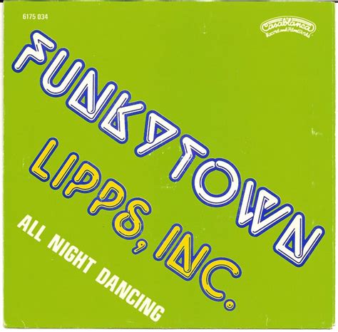 Lipps Inc Funkytown Vinyl 7 45 Rpm Single 1979 R1066222 Discogs
