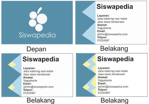 Cara Membuat Desain Kartu Nama Yang Bagus Dan Efektif Bitebr