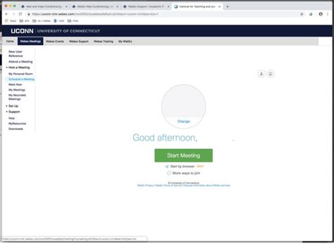 Hosting A Webex Academic Information Technology Services