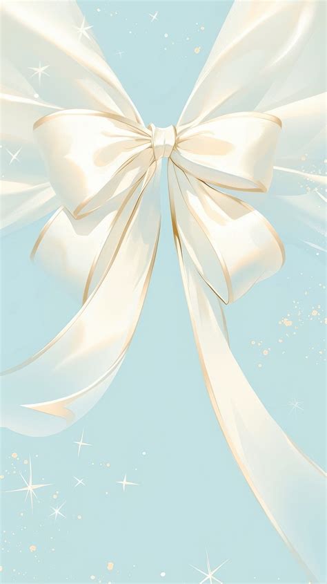 Bow Ribbon Wallpaper Appliance Blossom Premium Photo Illustration