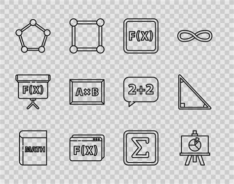 Set Line Triangle Math Xyz Coordinate System Equation Solution Geometric Figure Pentagonal