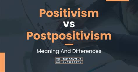 Research Methods Positivism Vs Postpositivism Reprac