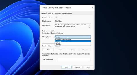 如何修复windows Disk Management Could Not Start Virtual Disk Service错误