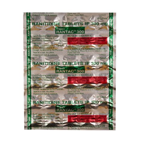 Buy Rantac 300mg 30 Tablets Online At Best Prices Wellness Forever