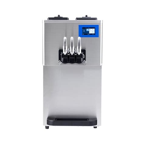 Pressurized Commercial Soft Serve Ice Cream Machine Countertop Dual