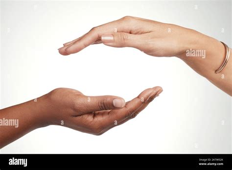 Ill Have You On Your Bad Days Two Unrecognizable Women Posing With Their Hands Cupped Above