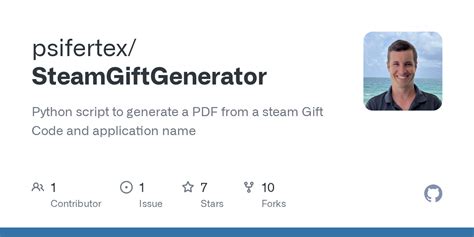 Github Psifertexsteamtgenerator Python Script To Generate A Pdf From A Steam T Code