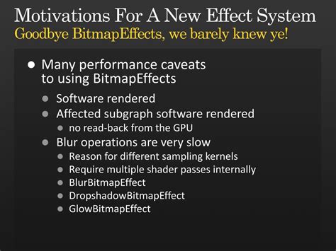 Ppt Windows Presentation Foundation Extensible Bitmapeffects Pixel Shaders And Wpf Graphics