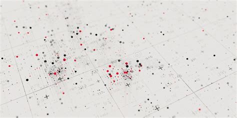 Abstract Data Clusters Visualization Ai Technology Neural Patterns Stock Illustration