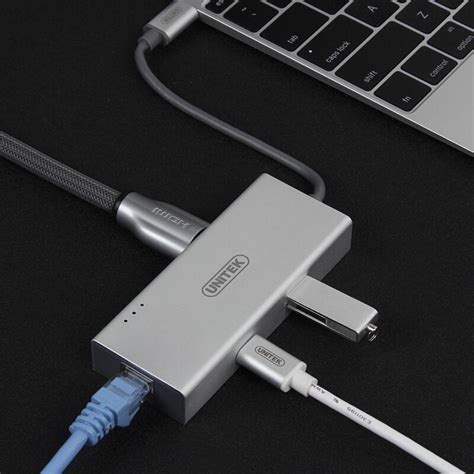 Usb Type C Aluminium Multi Port Hub Unitek Computers Tech Parts Accessories Cables
