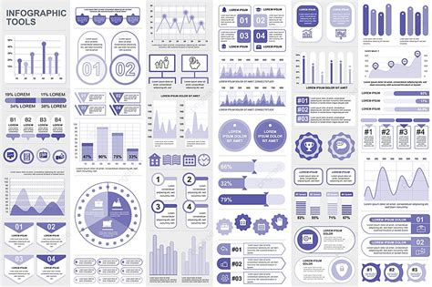 Bundle Infographic Elements Data Visualization Vector Design Template Banner Template Download