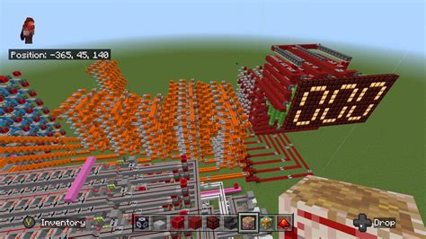 Binary To 7 Segment Display Rredstone