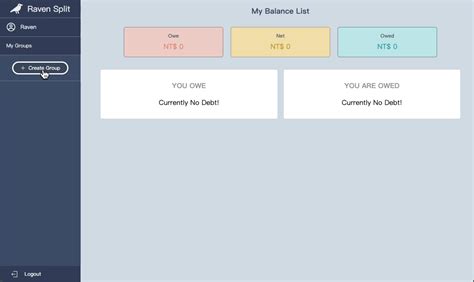 GitHub Eulisha Raven Split An Application For Wisely Managing For Account Book With Friends