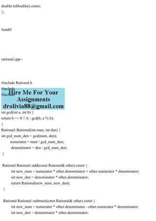 Rational Class Use The Original Files To Create The New Progra Pdf