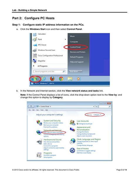 SOLUTION Lab Building A Simple Network Studypool
