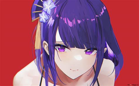 Hot Inocent Raiden Shogun Aspect Sexy Impactul Ganshin K Desc Rcare De Fundal