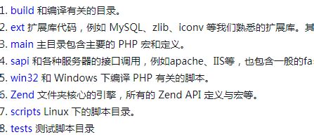 PHP原始碼目錄結構與功能說明詳解 php教程 PHP中文網