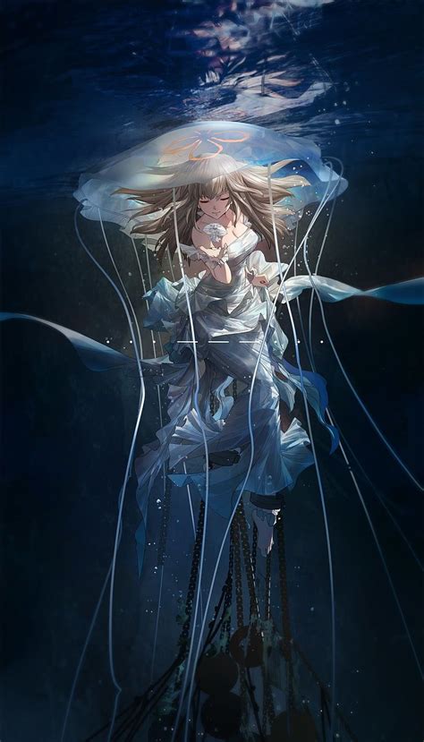 Anime Girl Water Wallpapers Wallpaper Cave