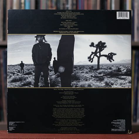 U2 The Joshua Tree 1987 Island Ex Vg