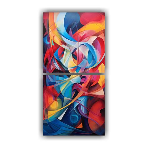 Pinturas Abstractas Con Manchas De Colores Para Decoración Cuadros Decorativos Decocuadros