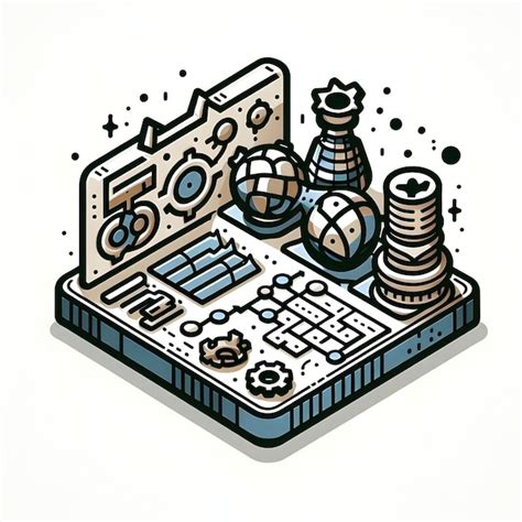 3d Flat Icon As Strategy Icon With Ample Space For Text And Graphics