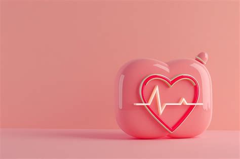 Premium Photo Digital Heartbeat Concept